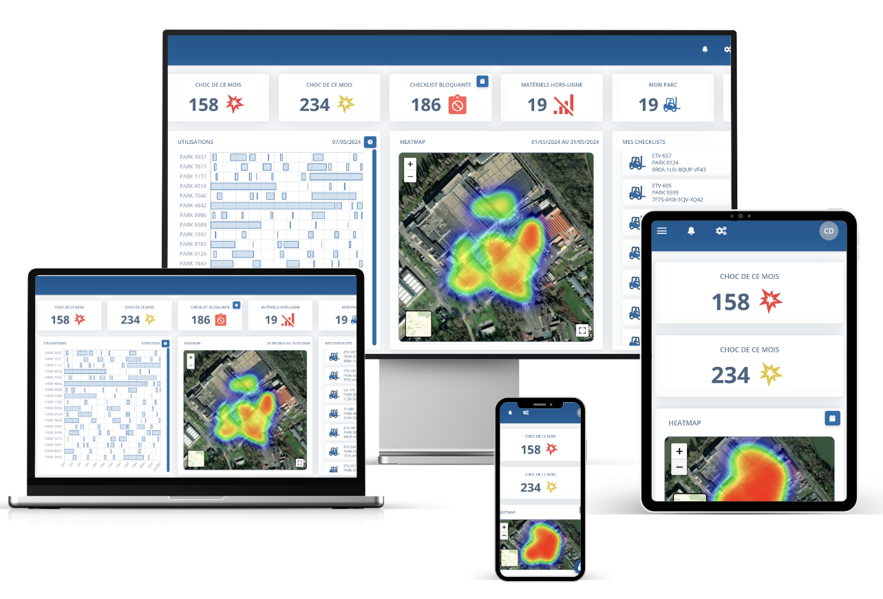 Gestion de flotte ESK M4 - EC2E N°1 du contrôle d'accès et de la détection de choc pour la ...